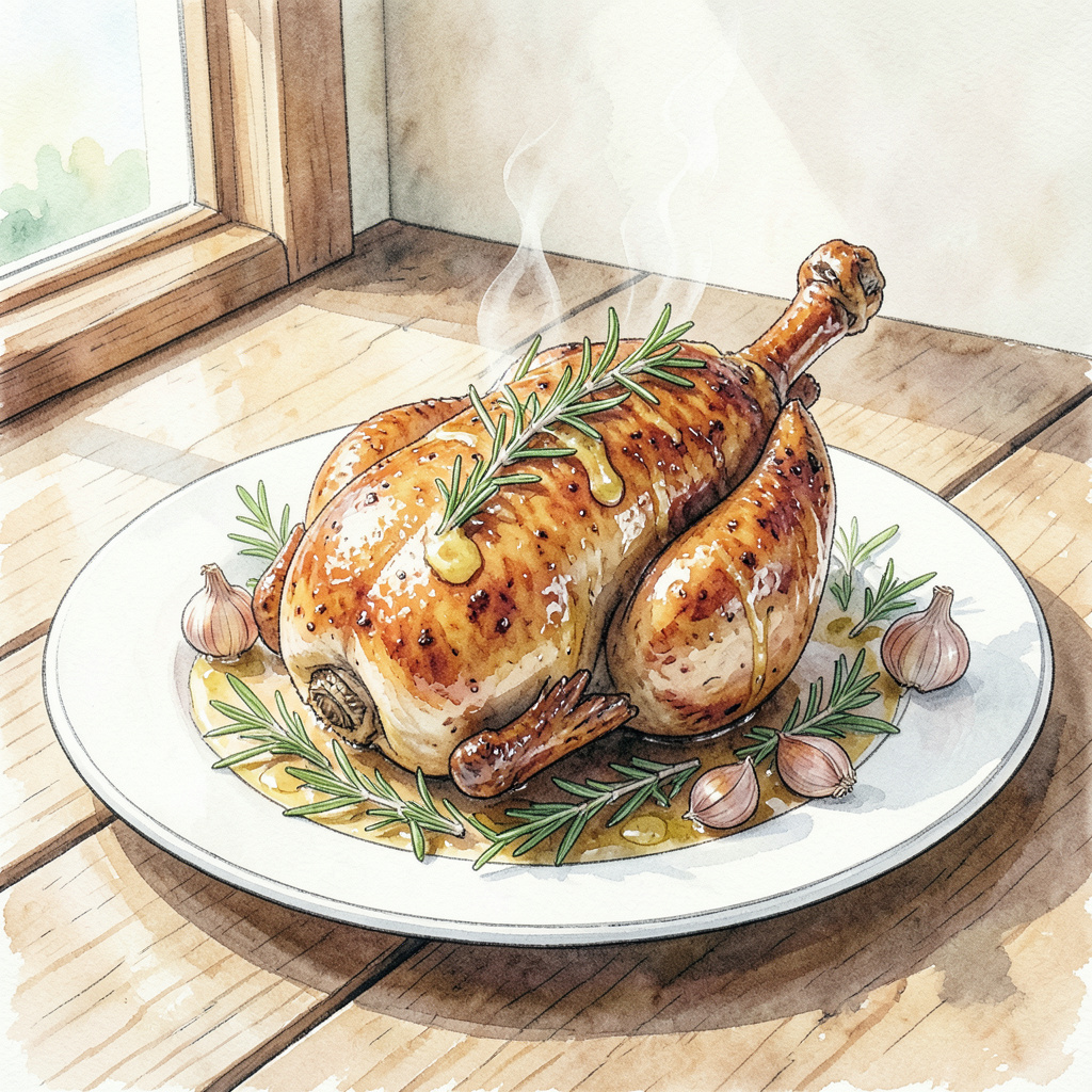 Chicken Capon Recipe: Herb-Roasted Perfection Every Time - Just Chicken ...